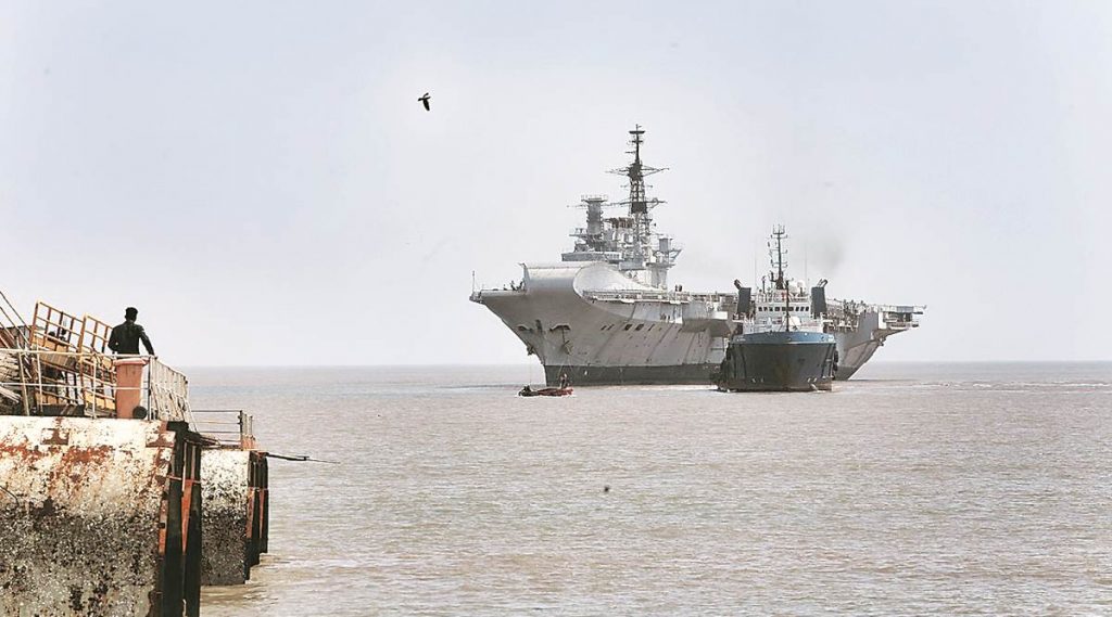 Haunting Satellite Image Captures INS Viraat's Final Day - Livefist